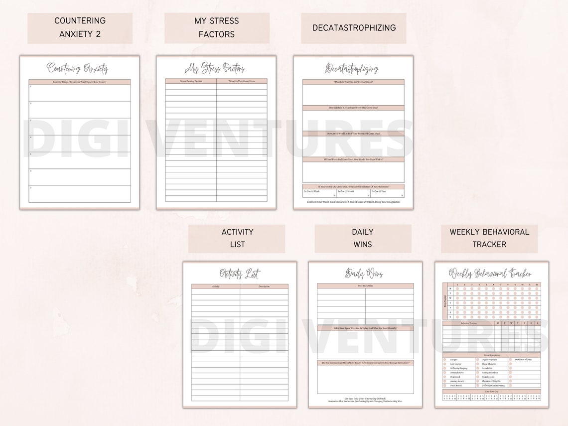 Therapy Planner Printable Therapy Bundle Therapist Note - Etsy