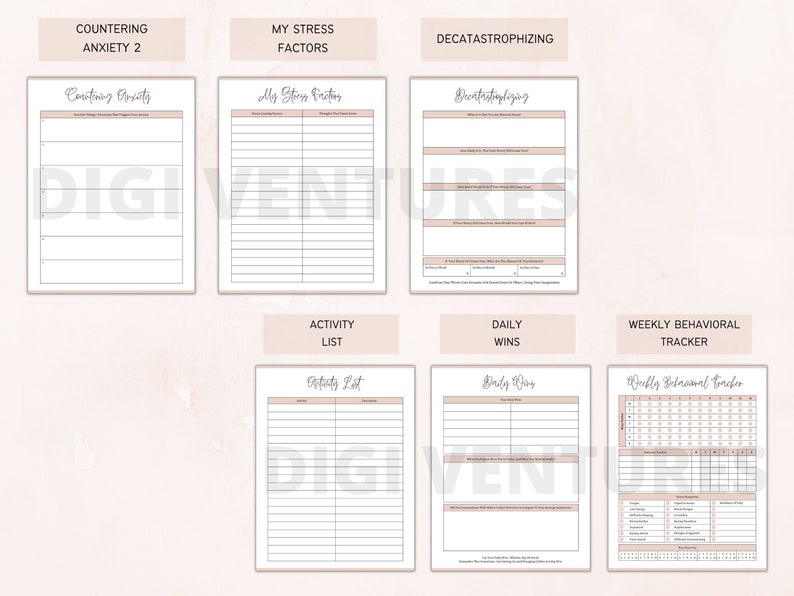 Therapy Planner Printable Therapy Bundle Therapist Note - Etsy