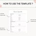Personal Information Page, Printable Basic Information Template ...