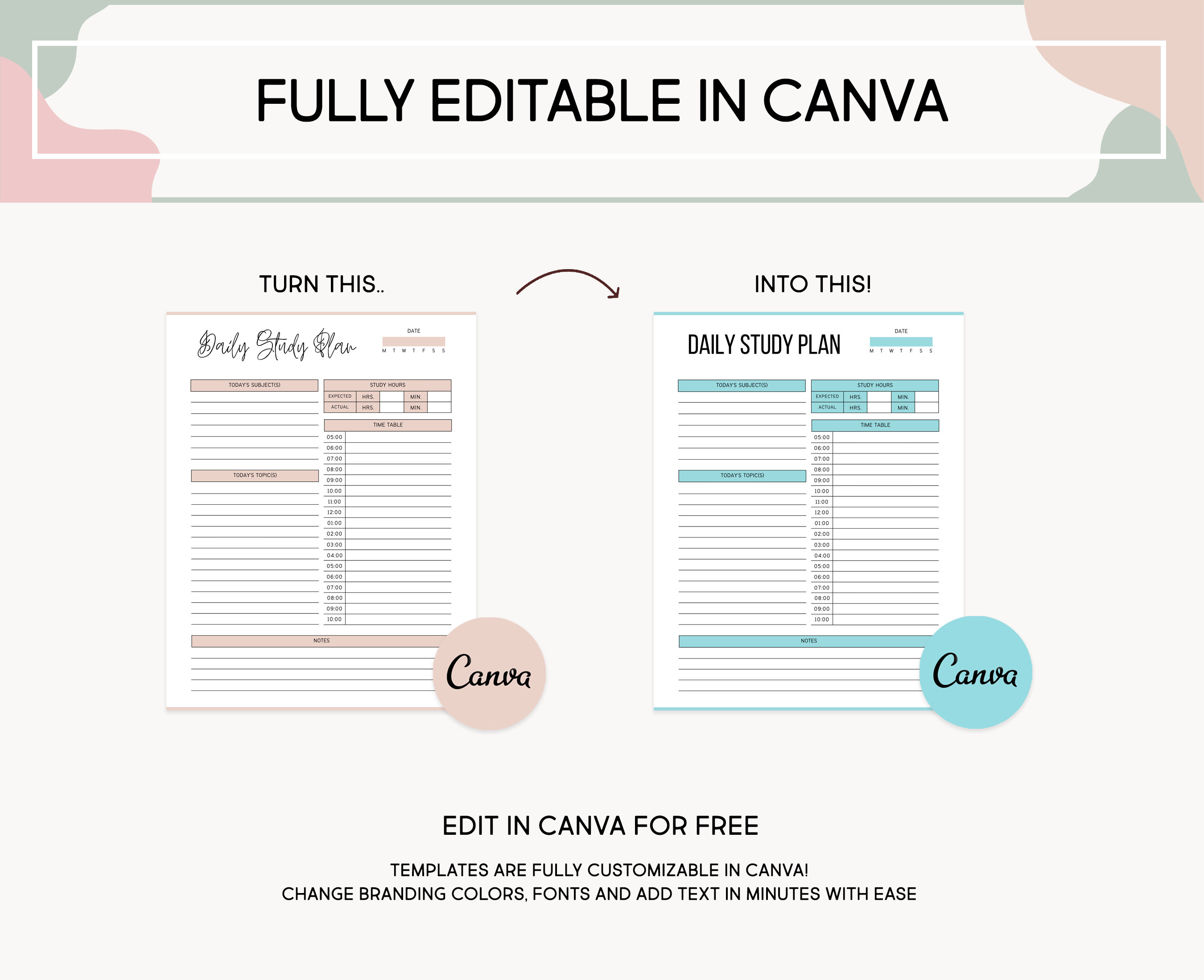 Printable School Planner, Student Organizer, Class Planners and ...