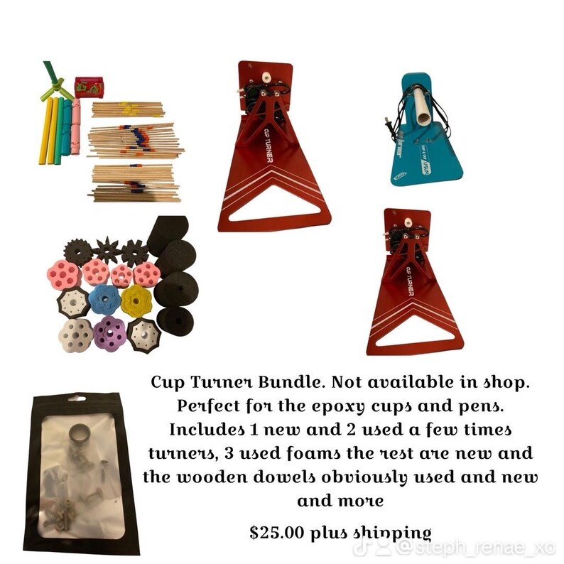3 Tumbler Cup Turner Bundle. - Etsy
