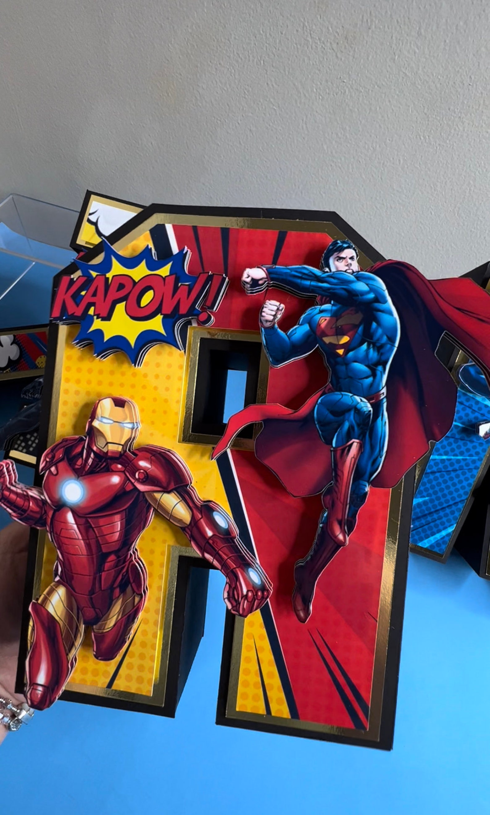 Comic Books Name/number 3D Letters, Customized 3D Letters, Birthday ...