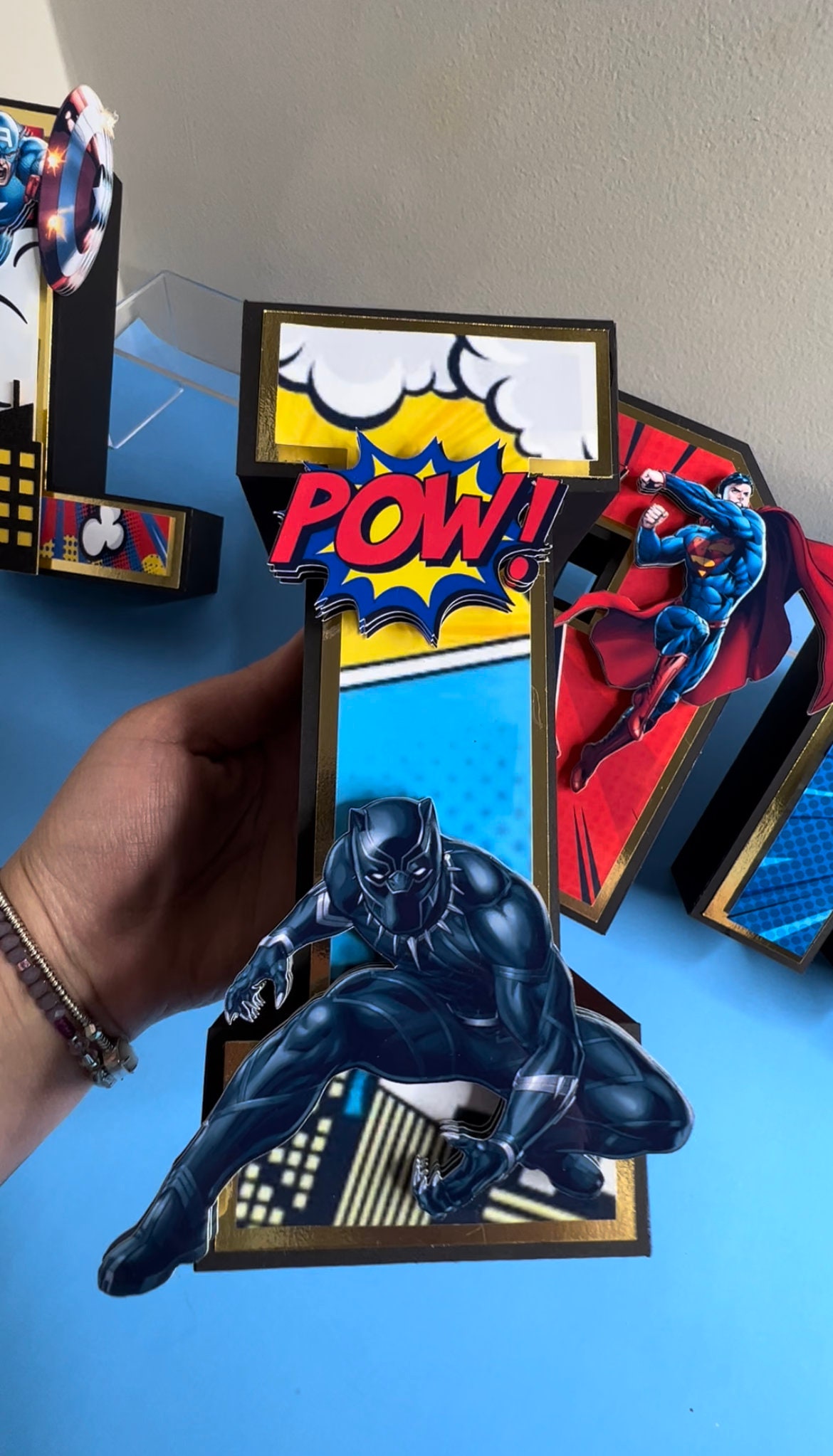 Comic Books Name/number 3D Letters, Customized 3D Letters, Birthday ...