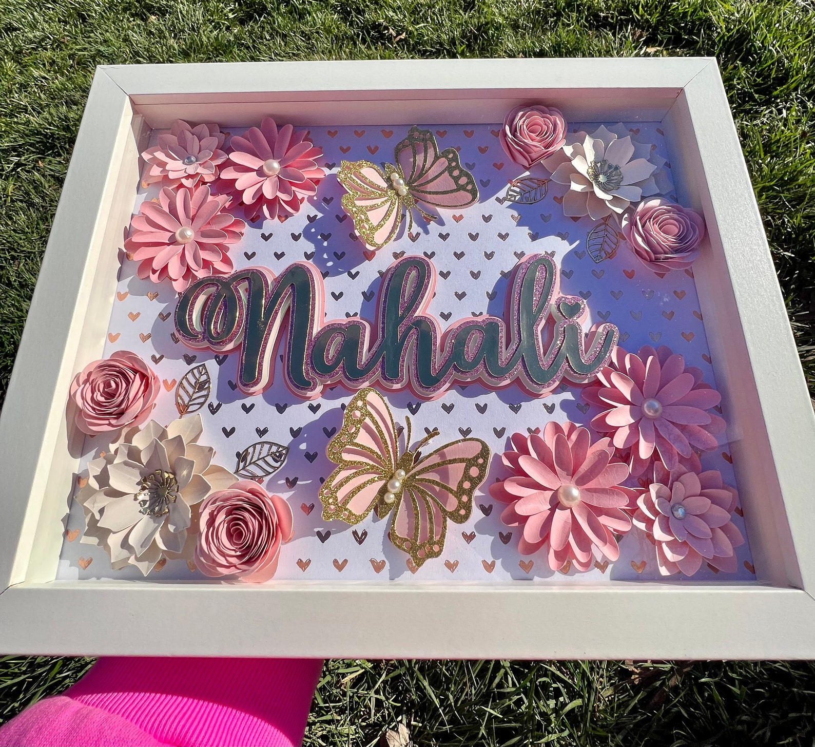 Personalized Name Shadow Box - Etsy