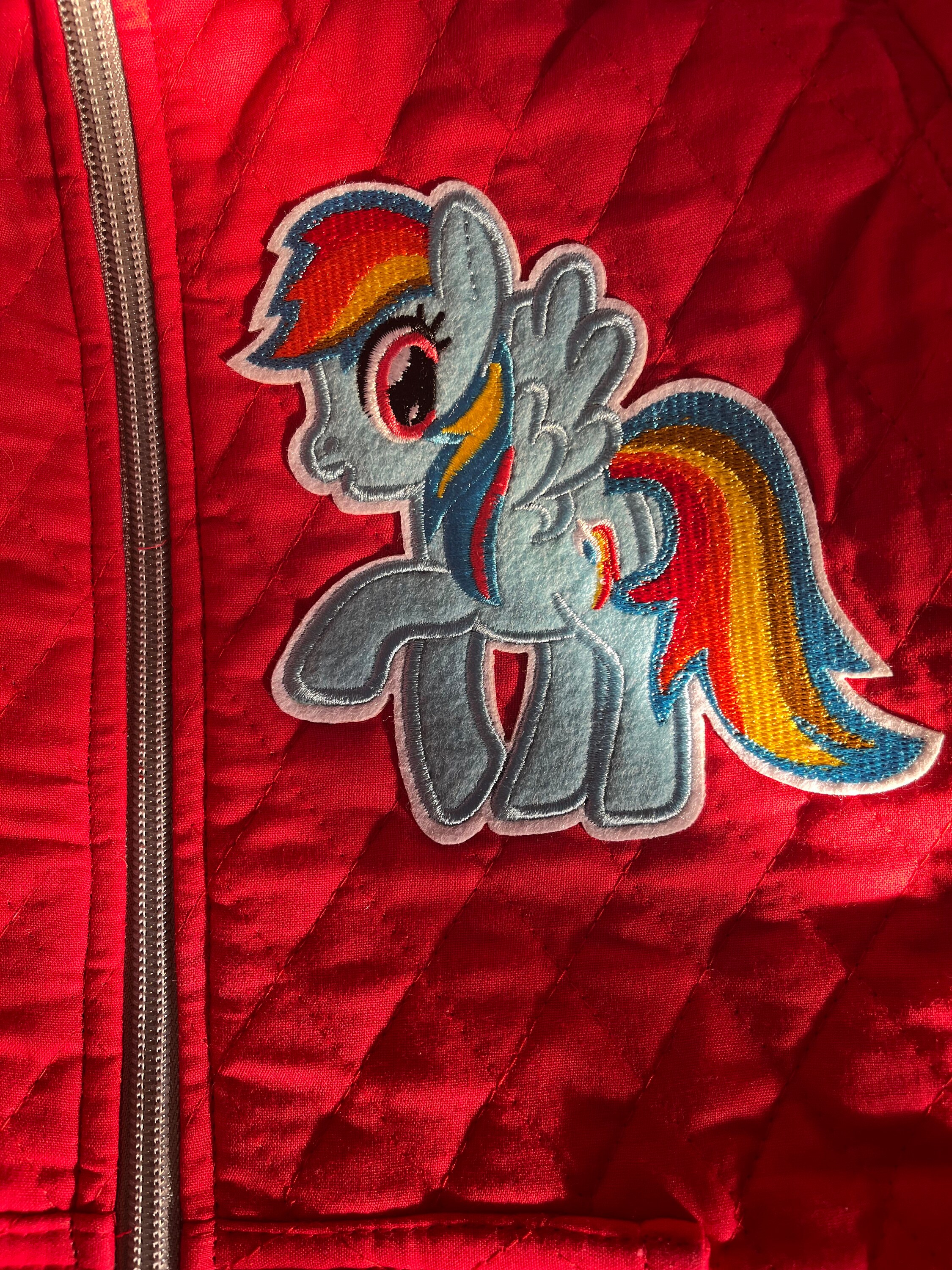 My Little Pony Jacket Girl Red and Grey - Etsy
