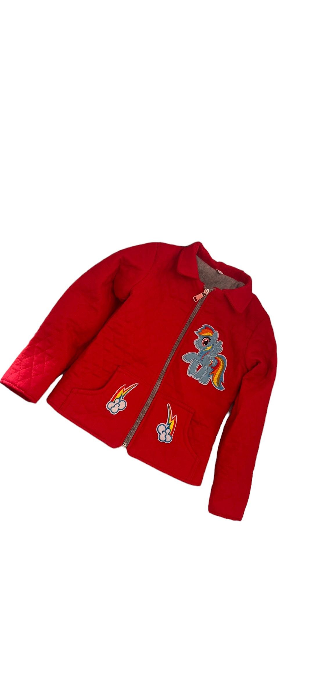 My Little Pony Jacket Girl Red and Grey - Etsy