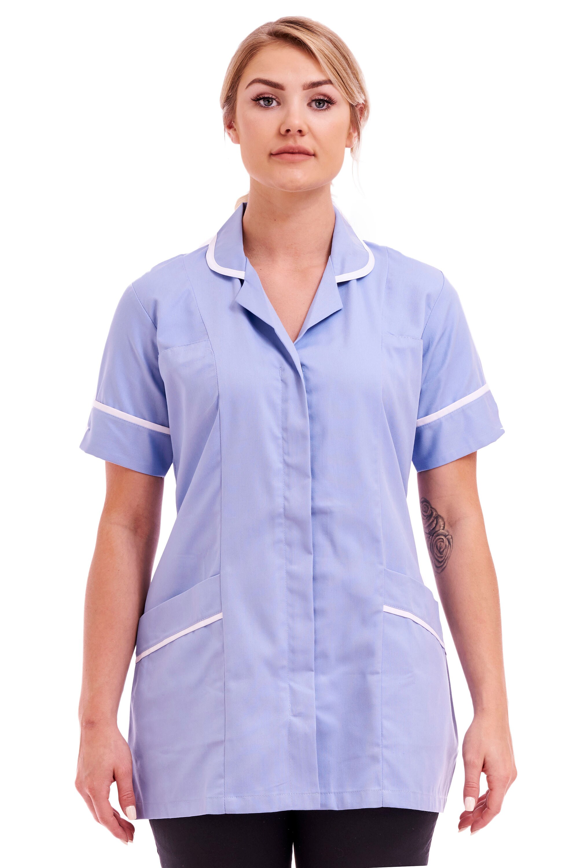 Women Healthcare Tunic Nurse Uniform 4 Pockets Size 8-26 - Etsy UK