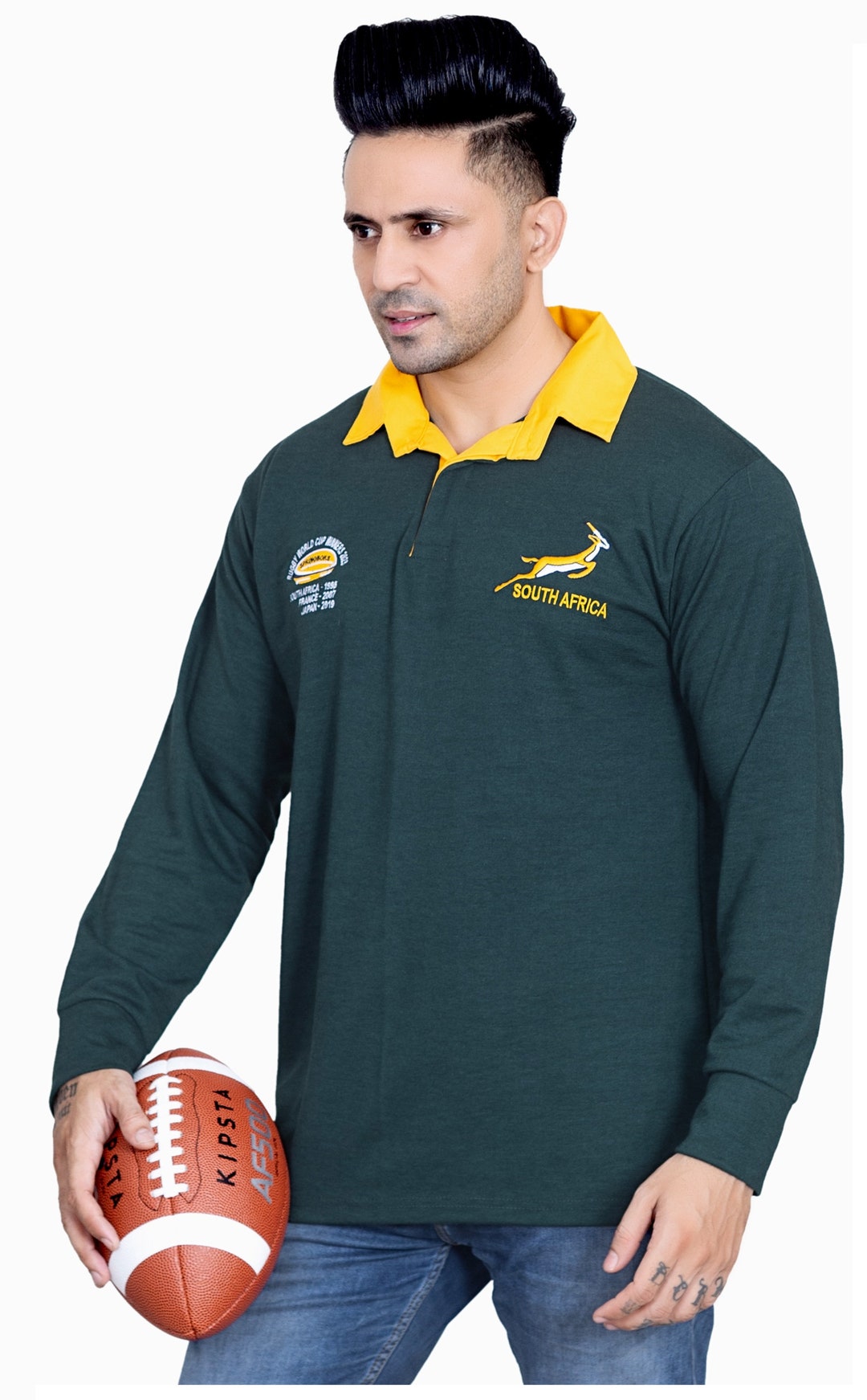 SA Rugby Shirt 4 Times Champions Christmas Gift South Africa Present ...