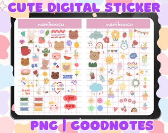 Cute Digital Stickers - Etsy