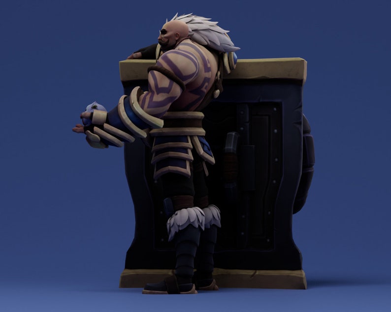 League of Legends Braum STL File, 3D Digital Printing - Etsy