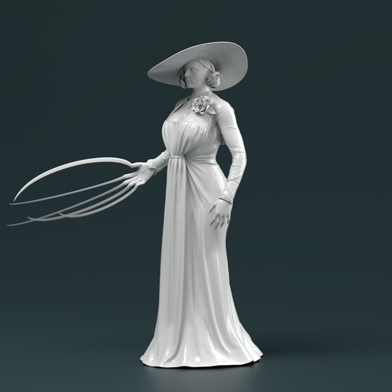 Resident Evil Lady Dimitrescu 3D Model Print - Etsy Canada