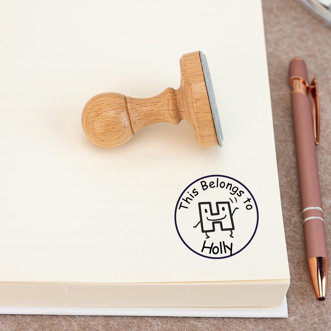 Personal Kids Name Stamp, Custom Name Stamp, Personalized Stamp, Custom ...
