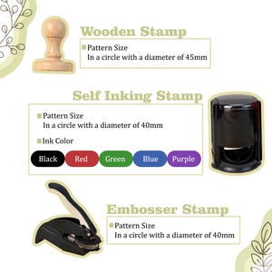 Custom Book Self Inking Stamp, Book Embosser, Library Stamp, Book ...