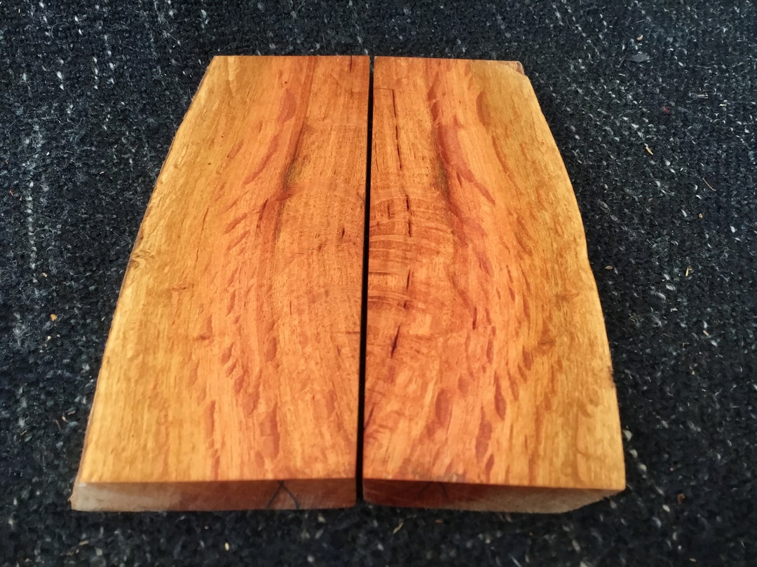Australian Hardwood Timber Slices. Knife Scales. Book Matched Live Edge ...