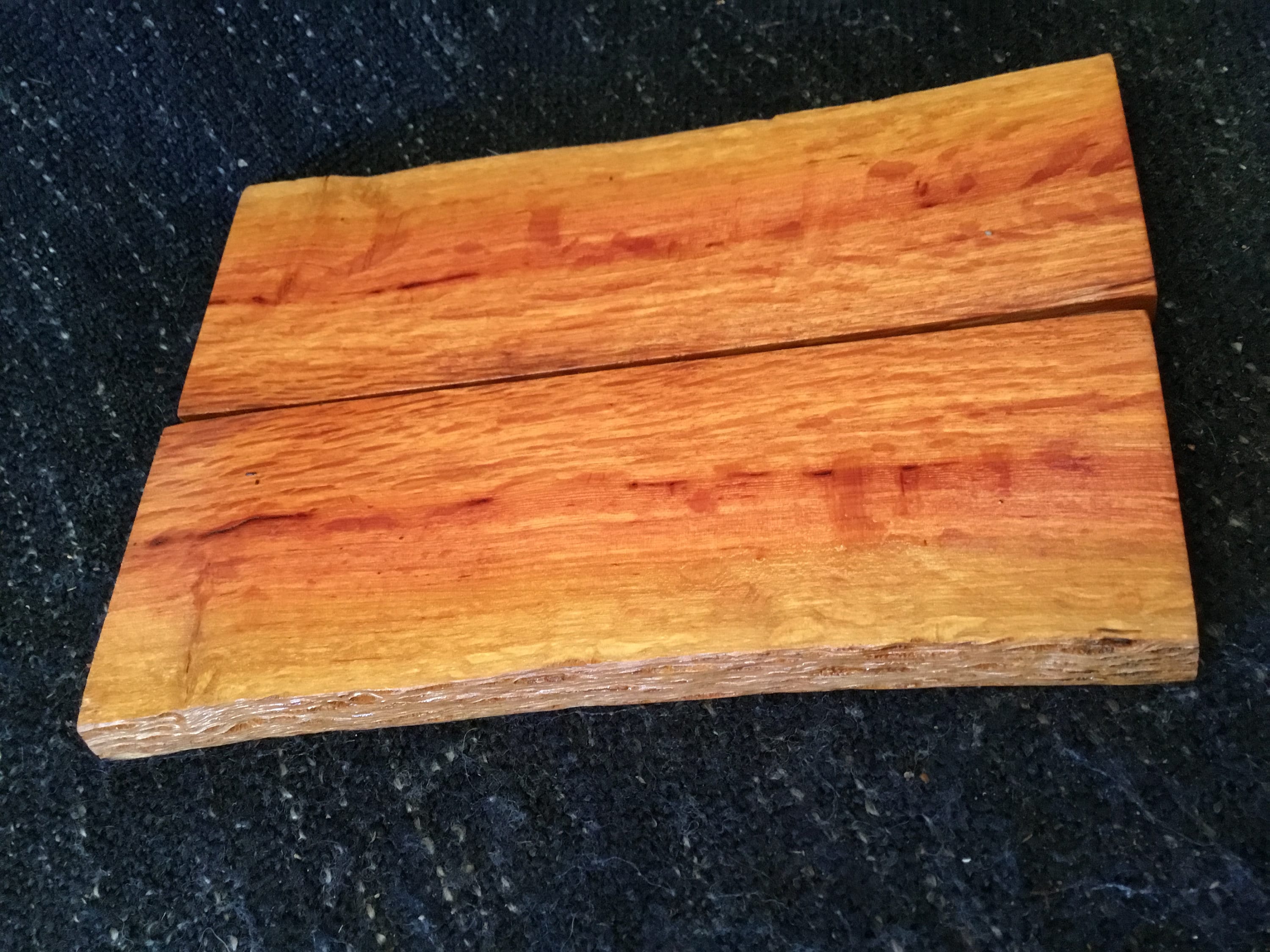 Live Edge Sheoak Hardwood Slices. Book Matched Timber Pair. Craft Wood ...