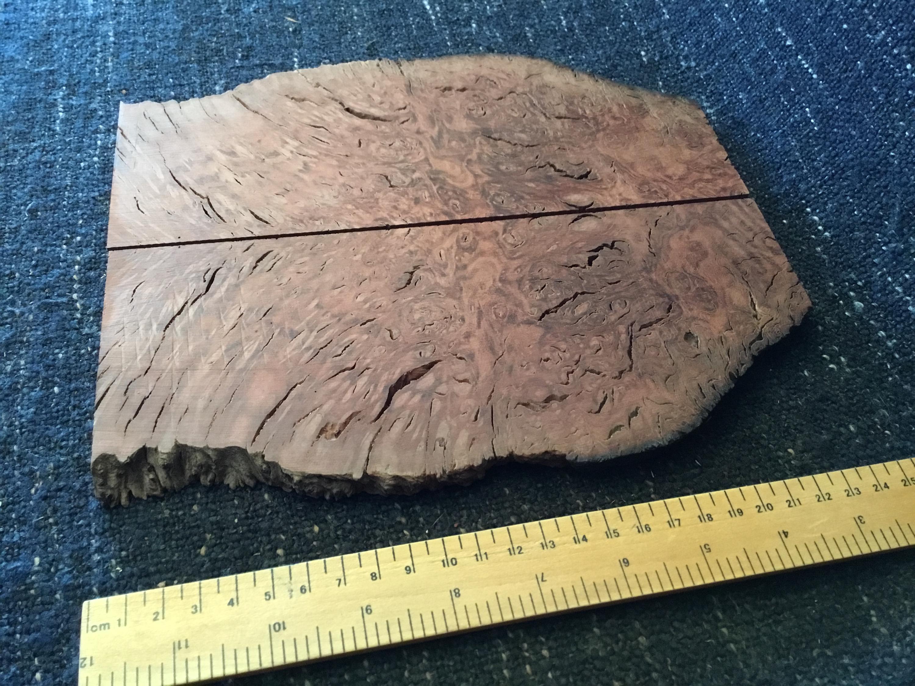 Australian Jarrah Burl Hardwood. Thick Veneers. Natural Timber Slices ...