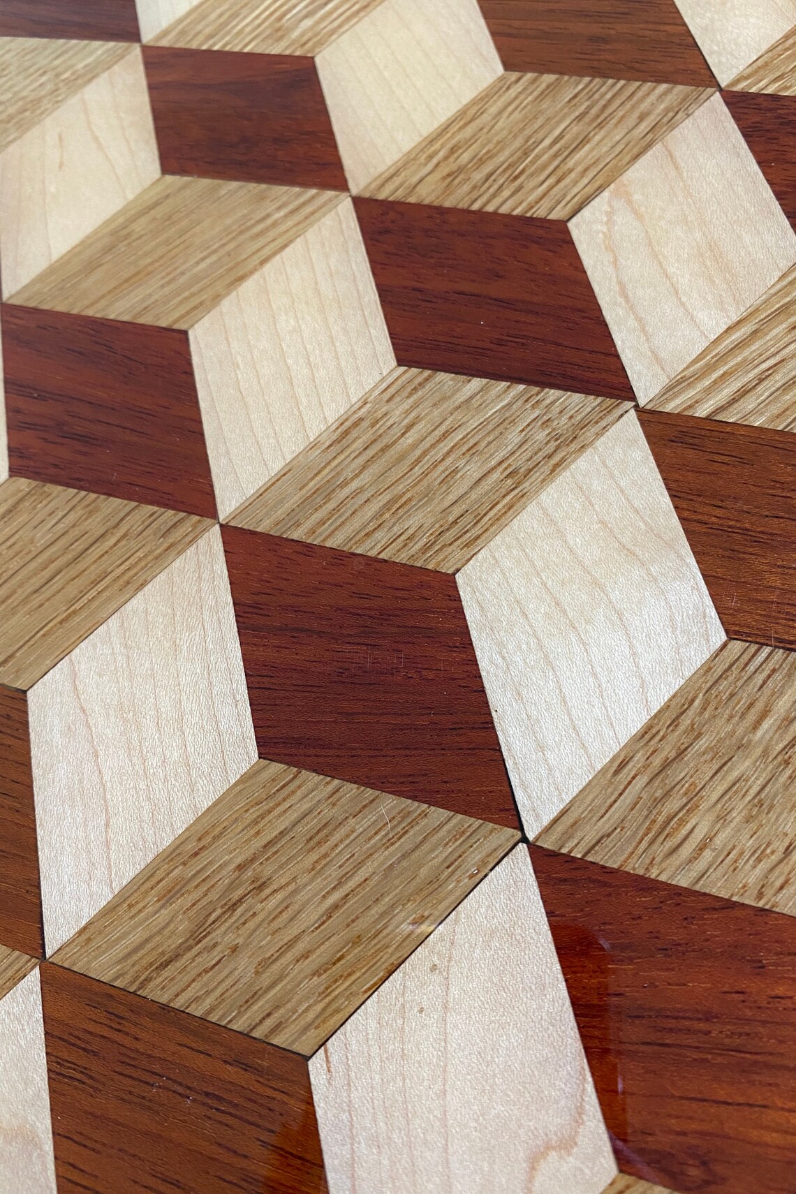 Geometric Wood Decor Piece Multi-functional Design & Construction ...