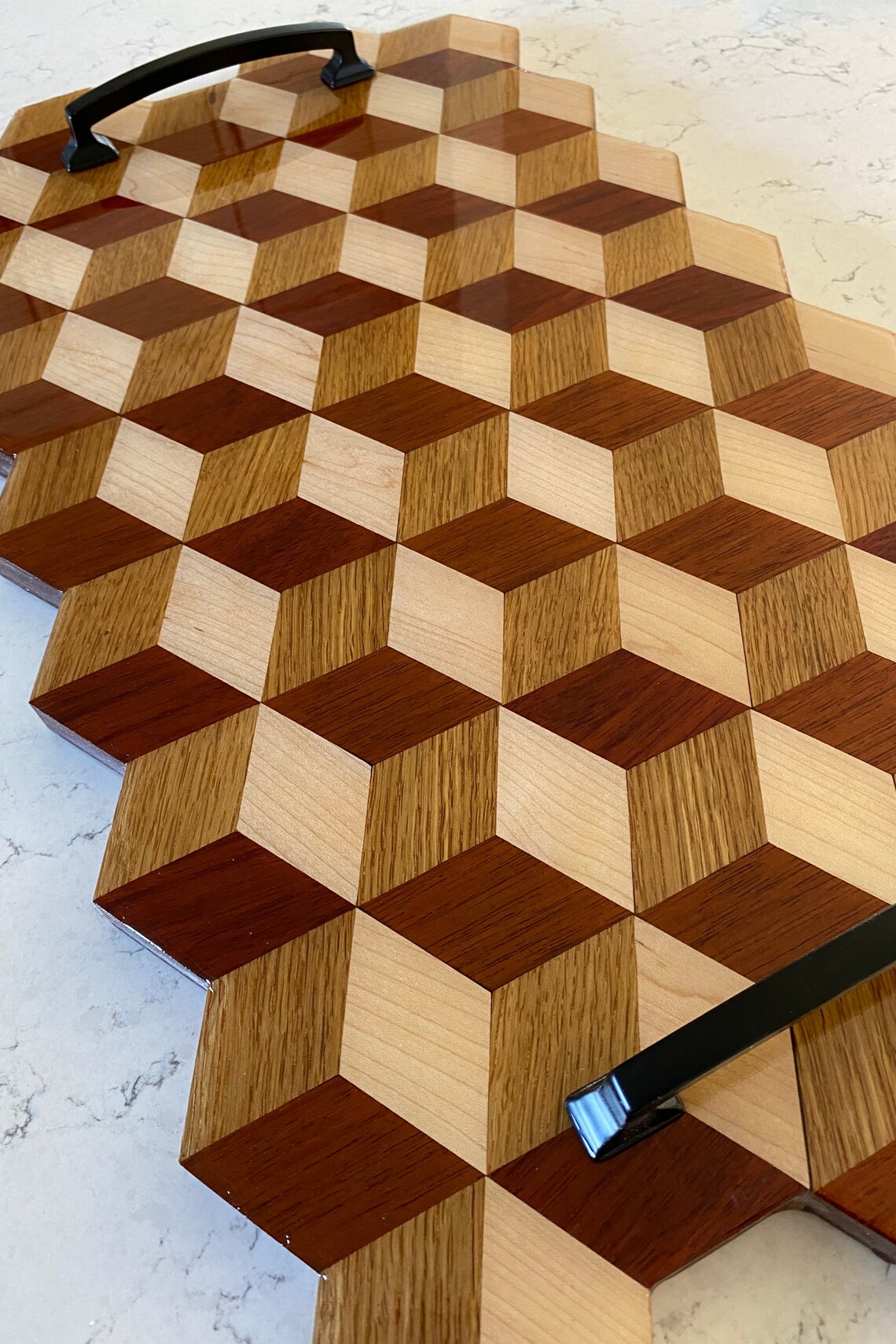 Geometric Wood Decor Piece Multi-functional Design & Construction ...