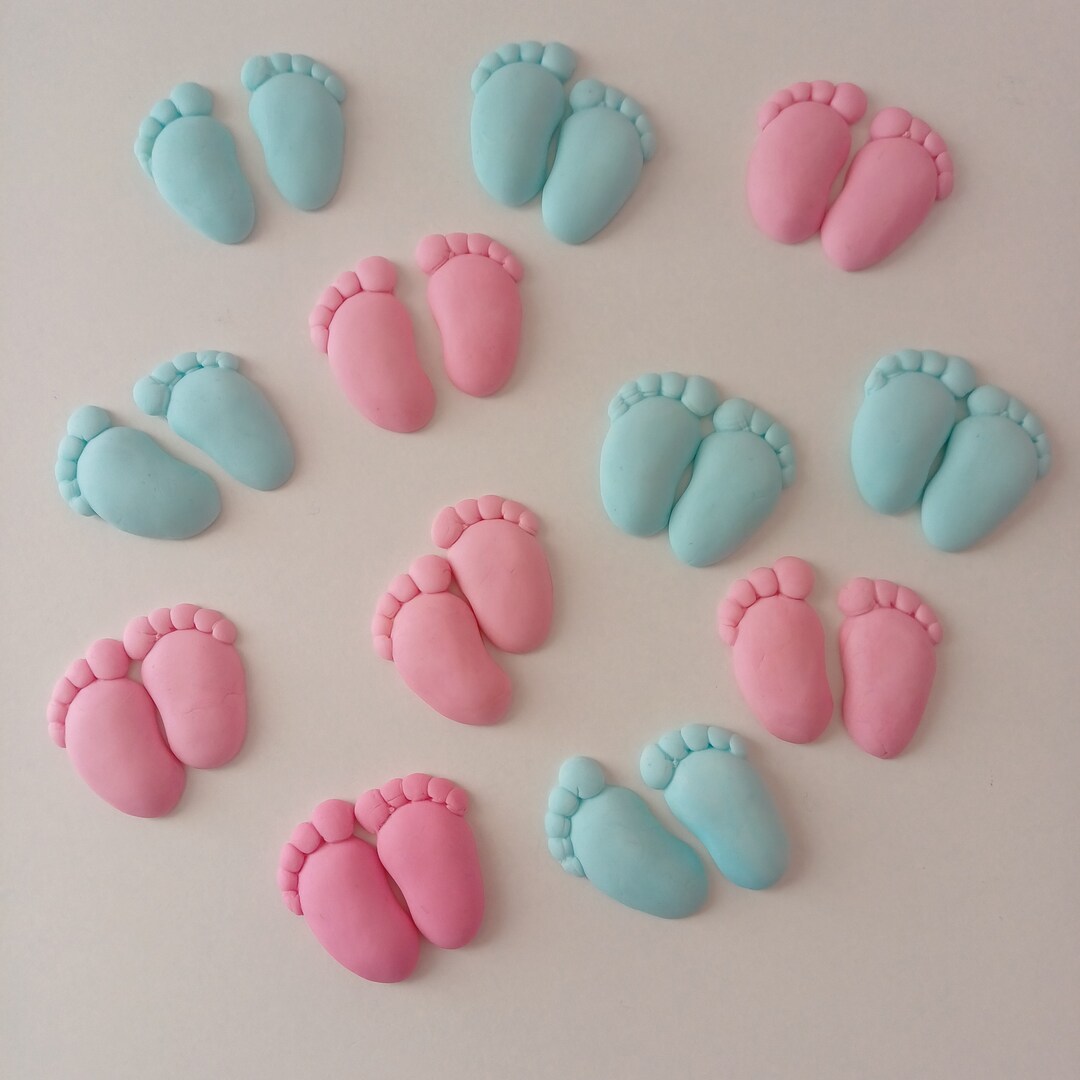 Baby Feet Cake Toppers/baby Shower Decorations - Etsy