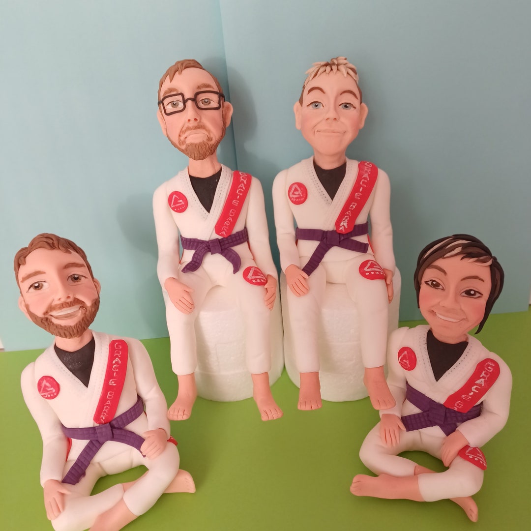 Karate Cake Toppers for Birthday Cake Decoration With Fondant Figures ...