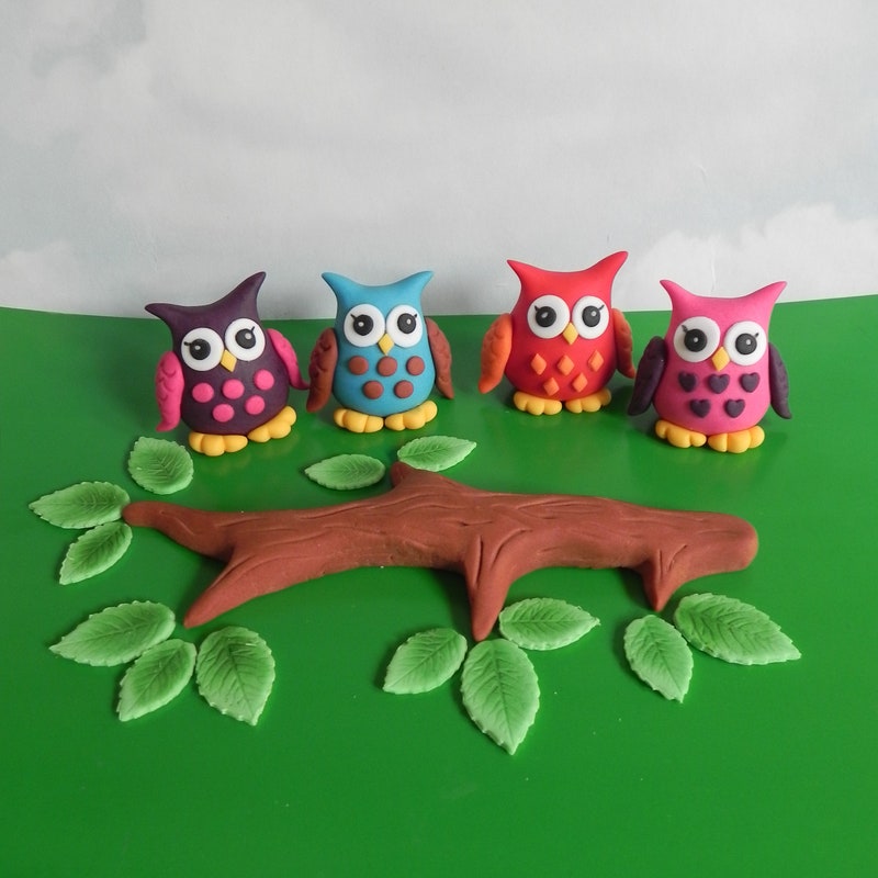 Owl Cake Topper - Etsy