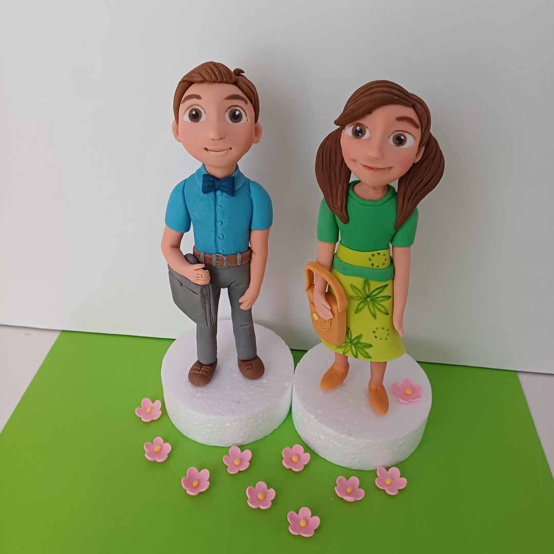 Boy and Girl Cake Toppers for Birthday Cake Decoration for Children's ...