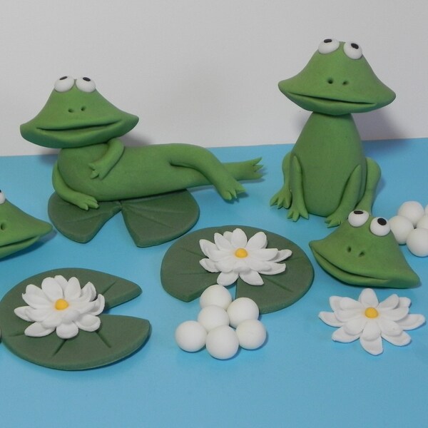 Frog Fondant - Etsy