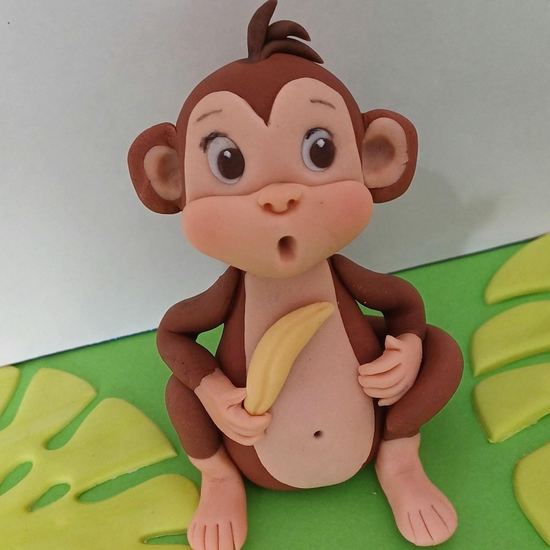 Fondant Monkey - Etsy