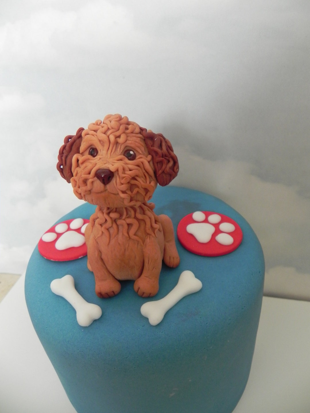 Cockapoo Cake Topper/fondant Cockapoo/dog Cake Topper - Etsy