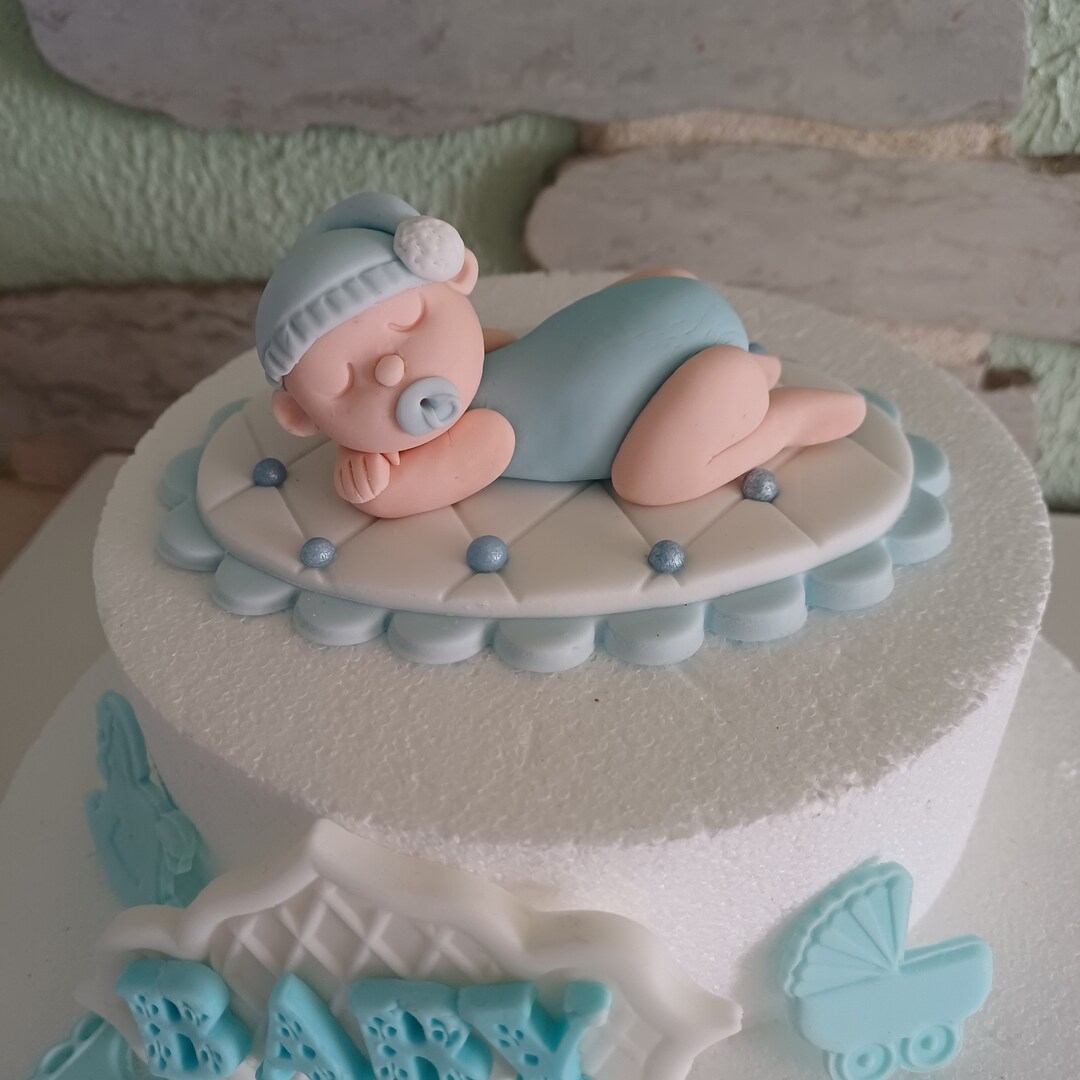 Baby Cake Topper for Baby Shower Cake Decoration for Babys Christening ...