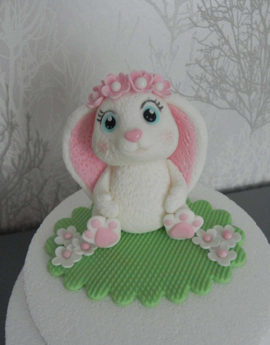 Rabbit Cake Topper for Birthday Cake Decoration for Easter Cake Bunny ...