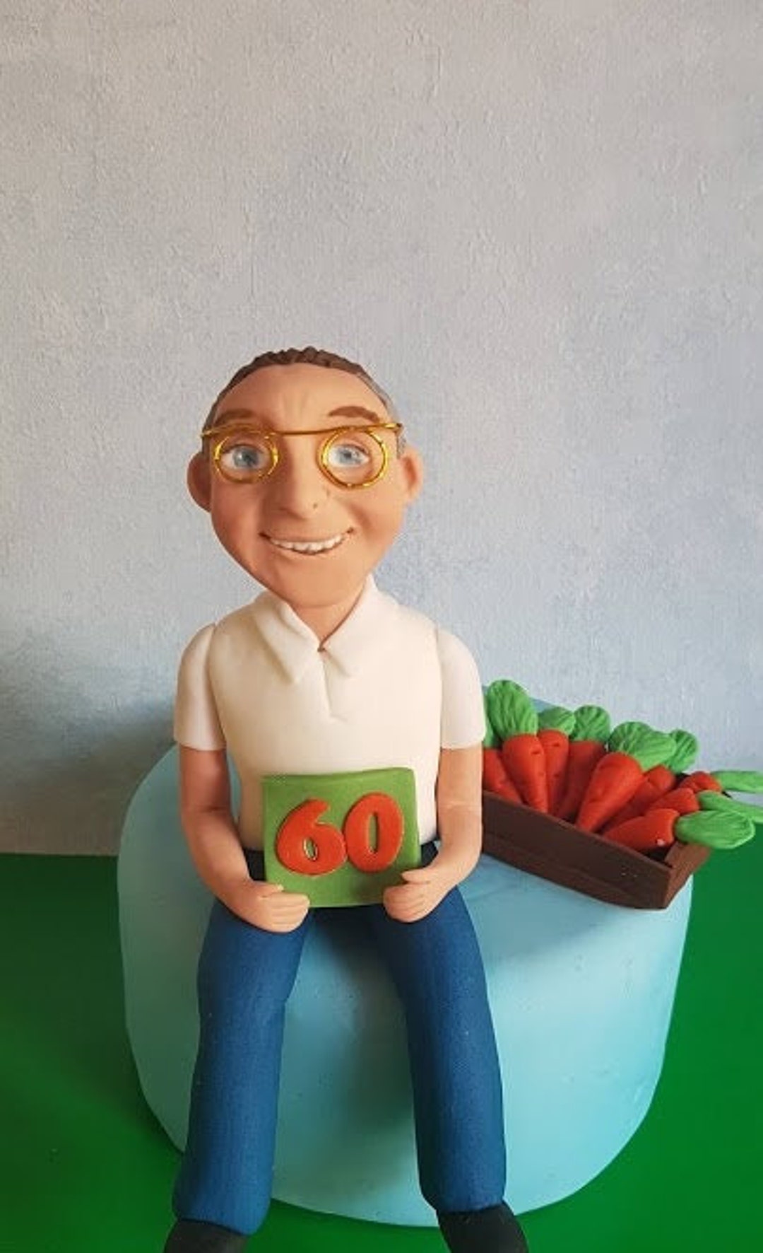 Man Cake Topper for Birthday Cake Decorating for Men's Birthday Cake ...