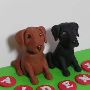 Labrador Cake Topper/ Dog Cake Topper/fondant Dog/dog - Etsy