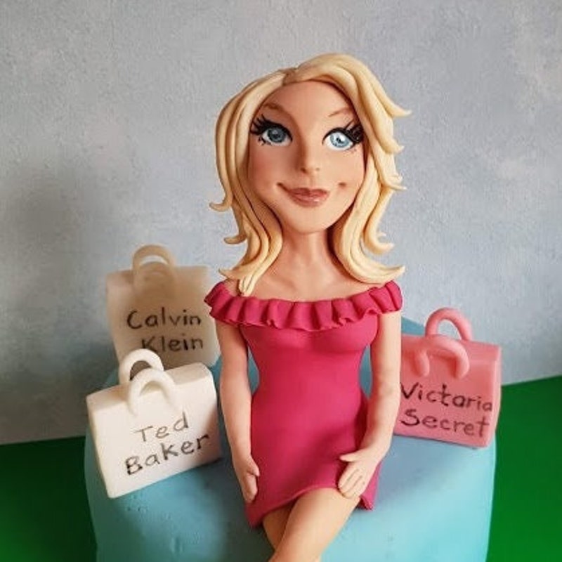 Lady Cake Topper - Etsy