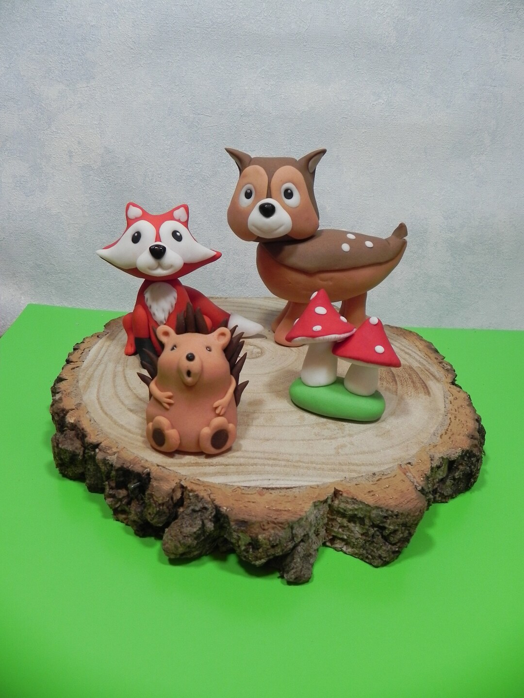 Forest Animal Cake Toppers for Birthday Cake Decoration for Woodland ...