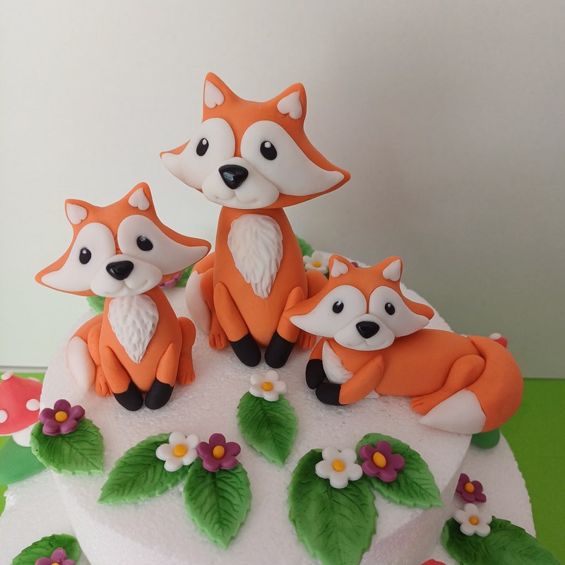 Fox Cake Topper - Etsy