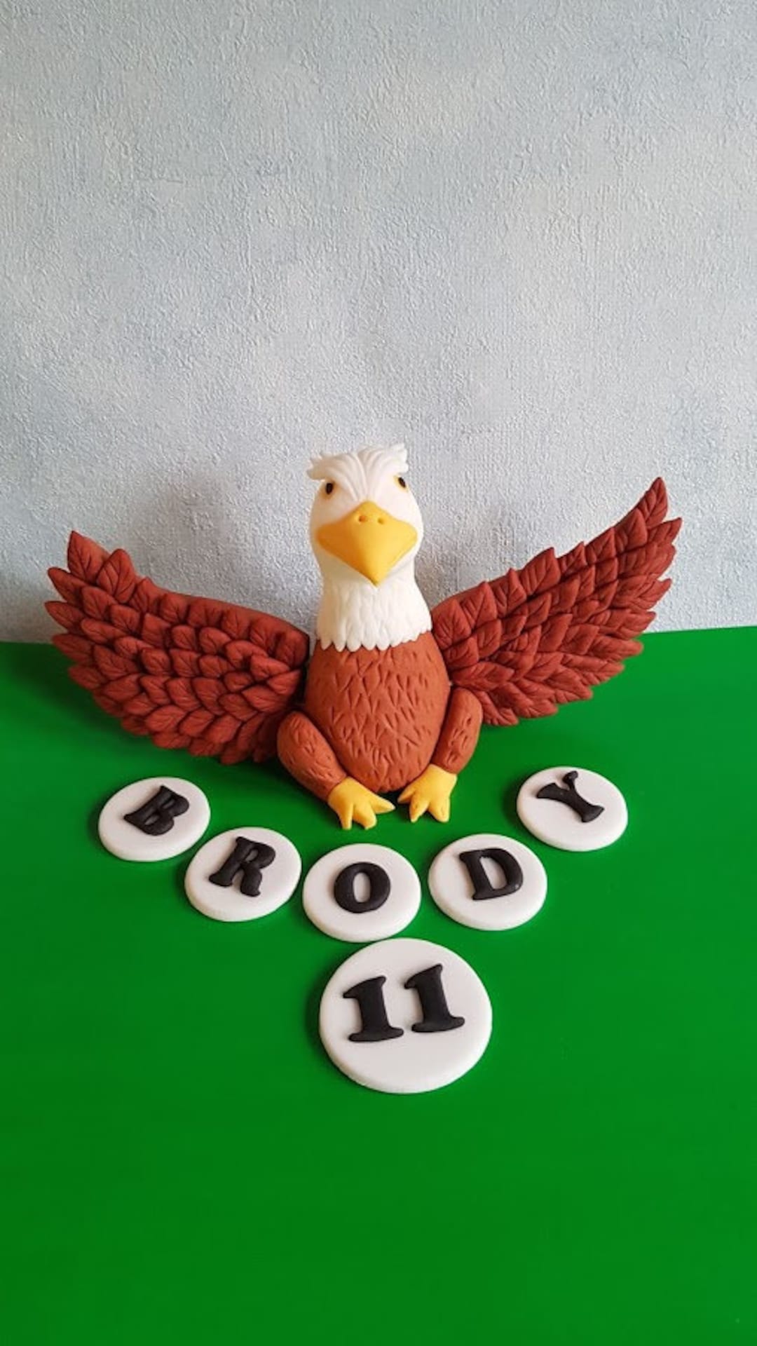 Eagle Cake Topper for Birthday Cake Decoration With Fondant Bird Cake ...