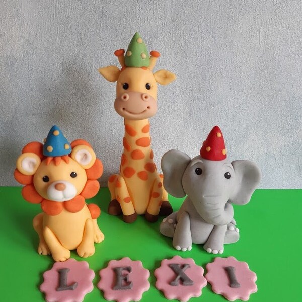 Animal Cake Topper - Etsy