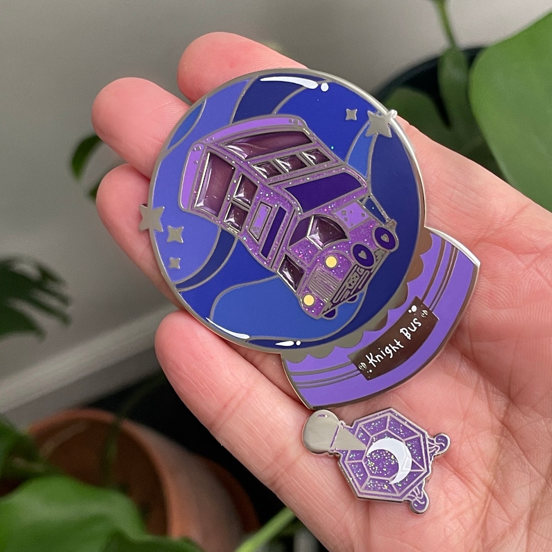 Wizard Bus Enamel Pin - Etsy