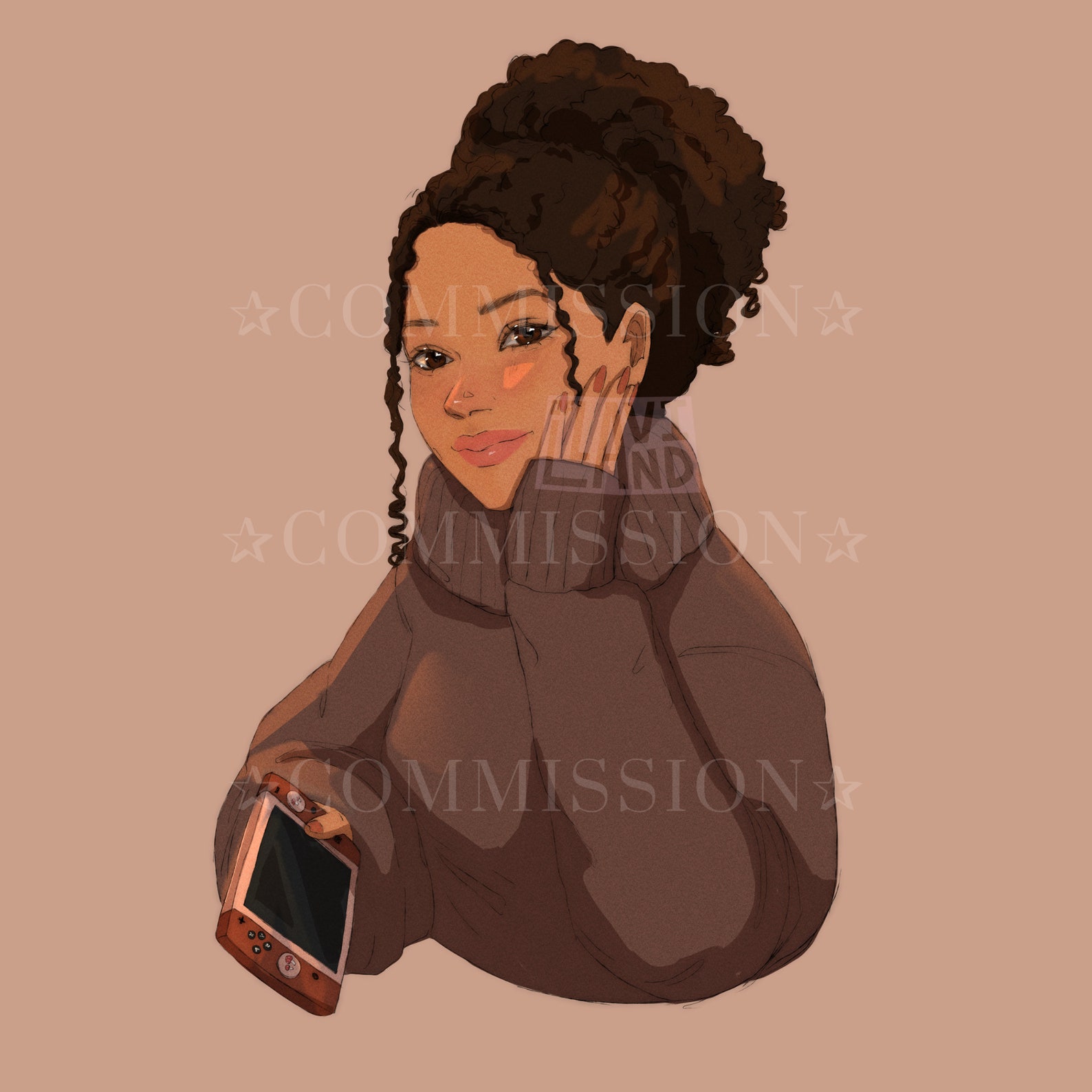 Custom Digital Portrait Drawing Personalized Commission Anime Style ...