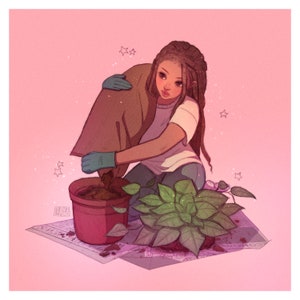 Cozy Custom Digital Portrait Drawing | Cute Personalized Commission ...