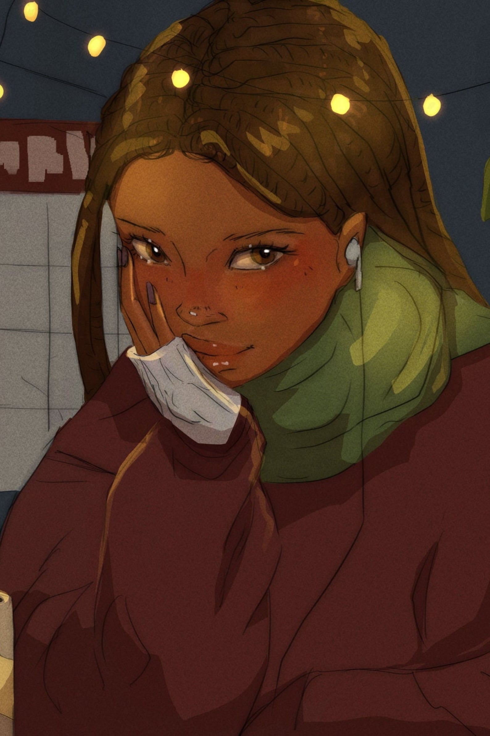 Custom Digital Portrait Drawing Personalized Commission Anime Style ...