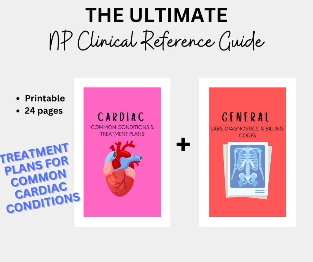 Cardiac Review Cardiac Guide NP Clinical Guide FNP - Etsy