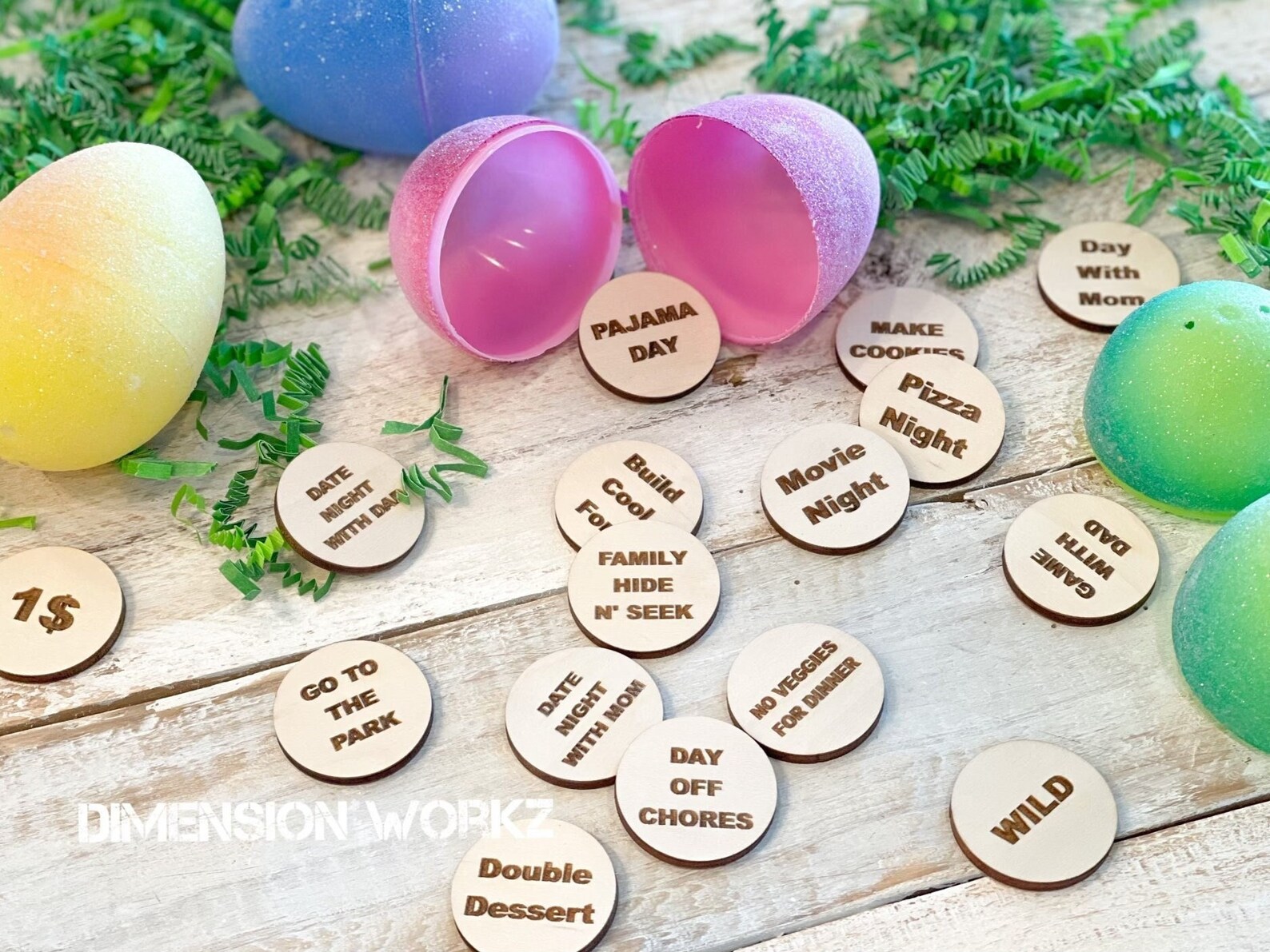 Easter Egg Fillers / Easter Egg Tokens / Easter Basket - Etsy