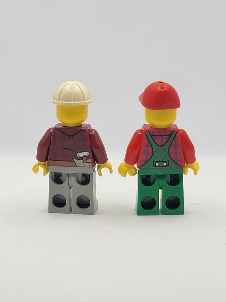2x LEGO Minifigures Handyman Farmer - Etsy