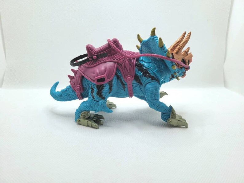 Vintage Chap Mei Beast Raider Triceratops Battle Dinosaur - Etsy