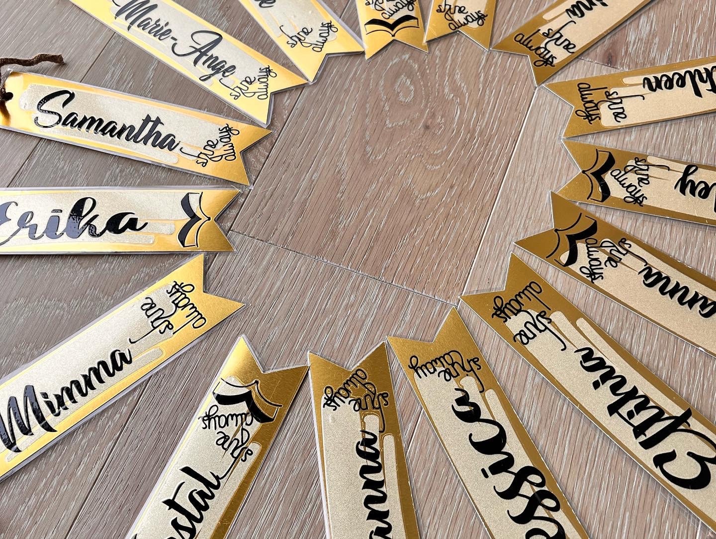 Personalized Laminated Bookmarks - Etsy