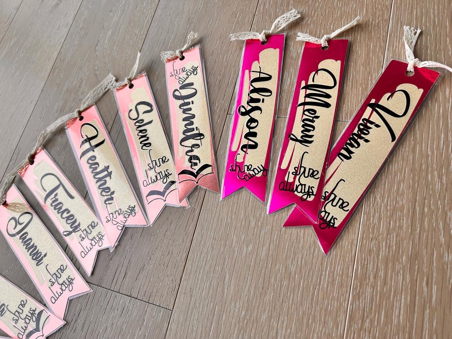 Personalized Laminated Bookmarks - Etsy