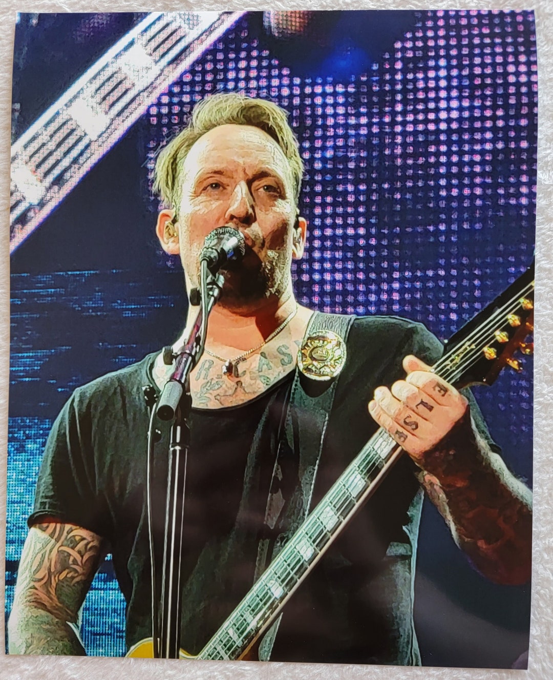 Volbeat Michael Poulsen Print 3, 8 X 10 Glossy - Etsy