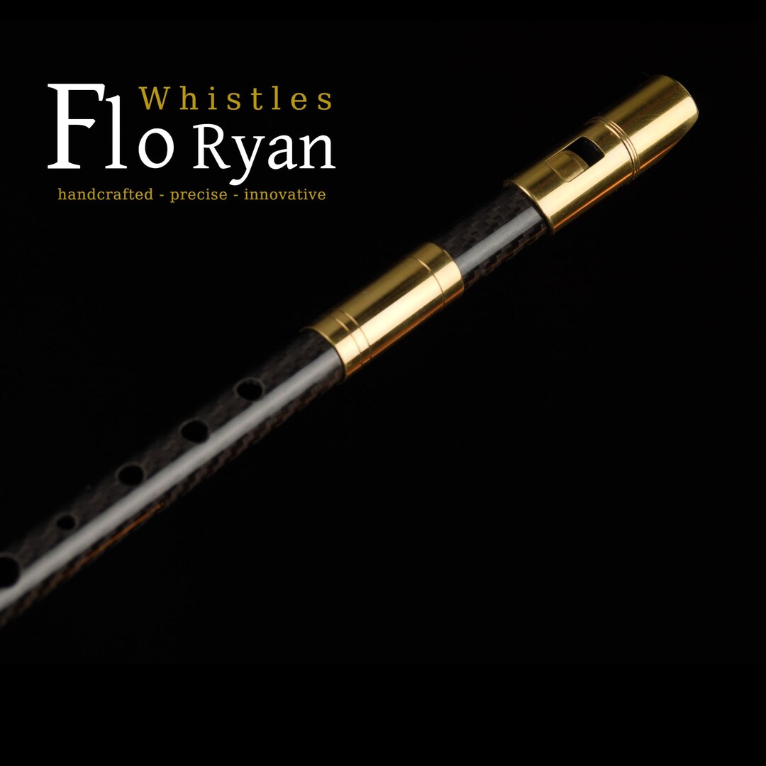 FR Whistle in D | Carbon Fiber & Gold Plated Brass - Etsy